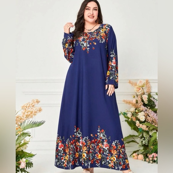 Dresses | Mulvari Plus Floral Print Tunic Dress | Poshmark